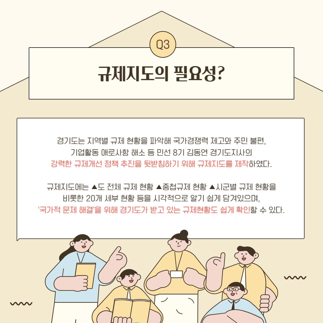 지역별 중첩규제 상황을 한눈에 `2023 경기도 규제지도` : 대학생SNS서포터즈 : 경기도뉴스포털